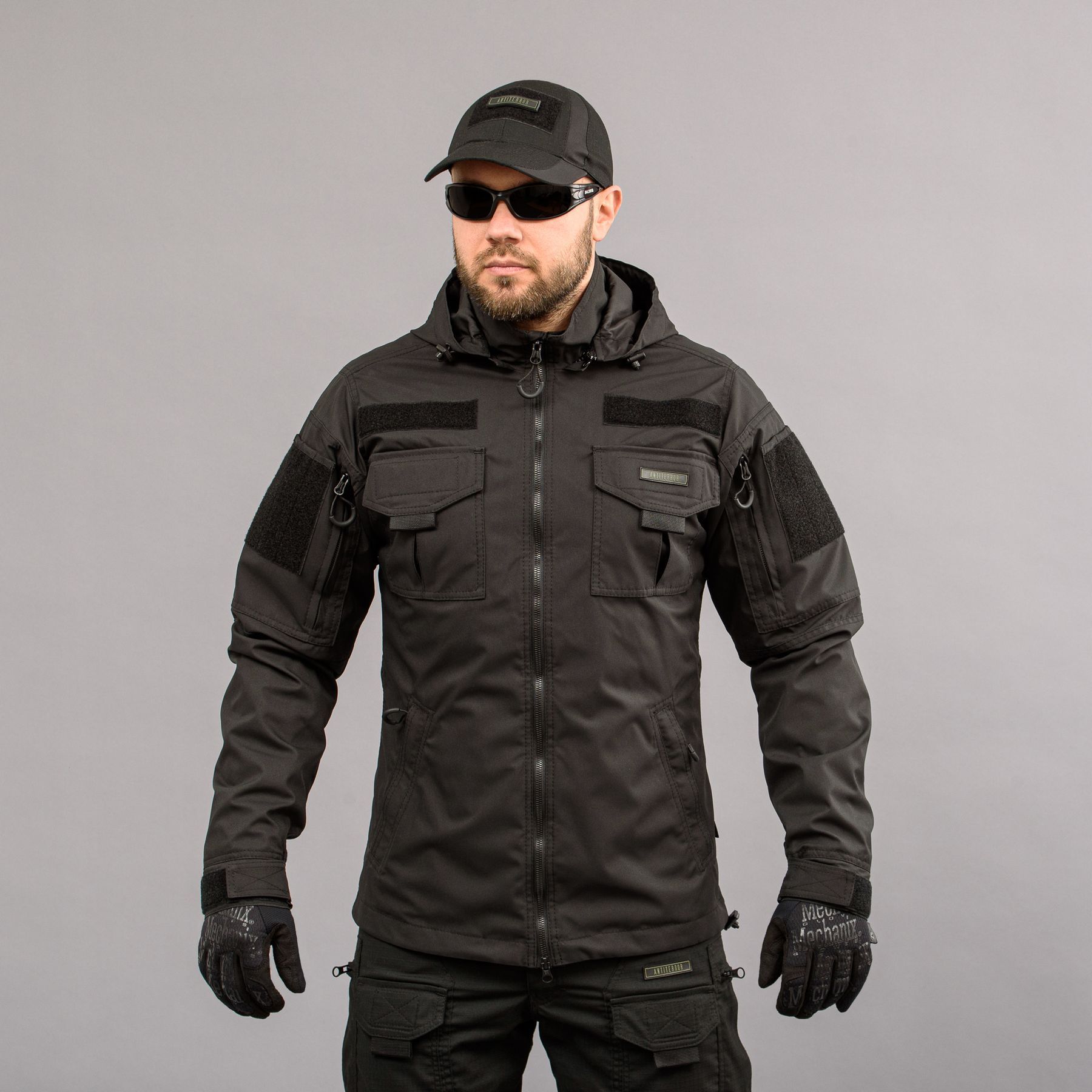 Tactical jacket "ANTITERROR II" BLACK (Membrane) S — buy from ...
